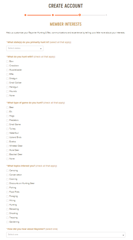 Rayonier Hunting | Learn More